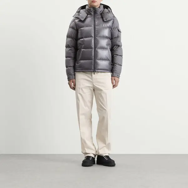 Moncler Maya Mixed Materials Padded Jacket