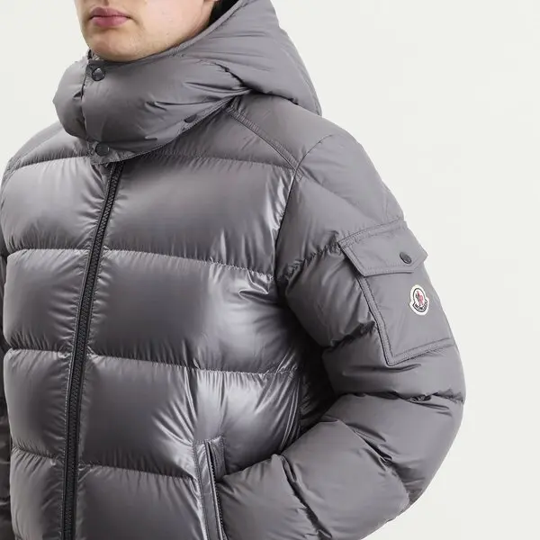 Moncler Maya Mixed Materials Padded Jacket