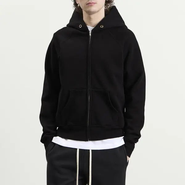 LES TIEN Heavyweight Raglan Zip Hoodie