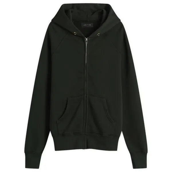 LES TIEN Heavyweight Raglan Zip Hoodie