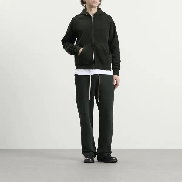 LES TIEN Heavyweight Raglan Zip Hoodie