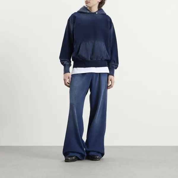 LES TIEN Heavyweight Hoodie - Dark Denim