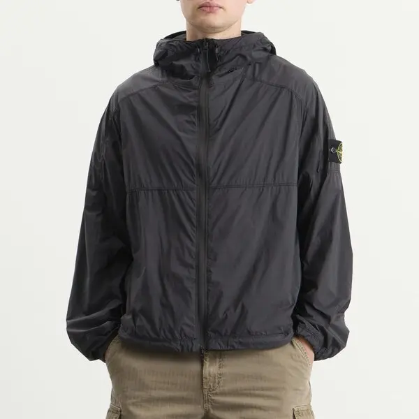 Stone Island Ultralight Nylon Stretch-tc Hooded Jacket