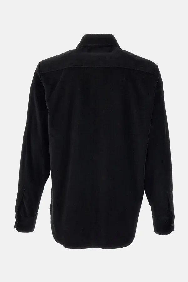 Moncler Corduroy Ribbed Sleeveless Overcoat - Black