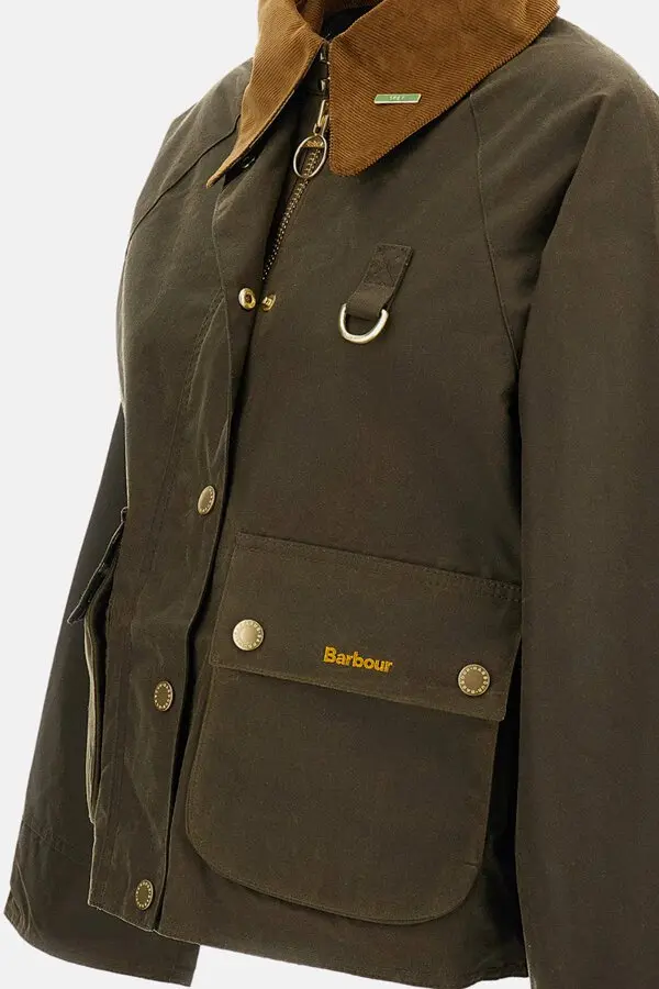 Barbour Modern Spey Waxed Cotton Jacket - Green
