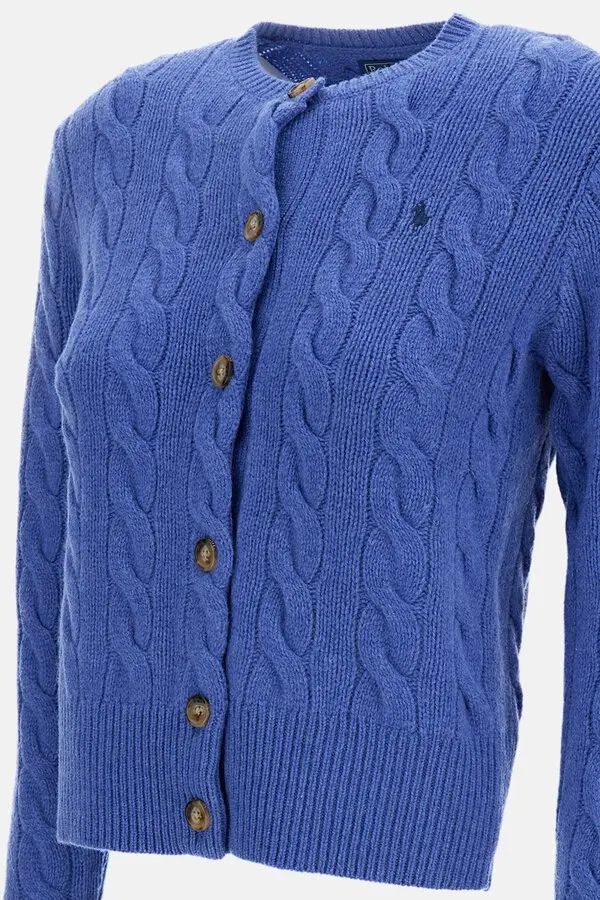 Polo Ralph Lauren Cable-knit Crop Cardigan