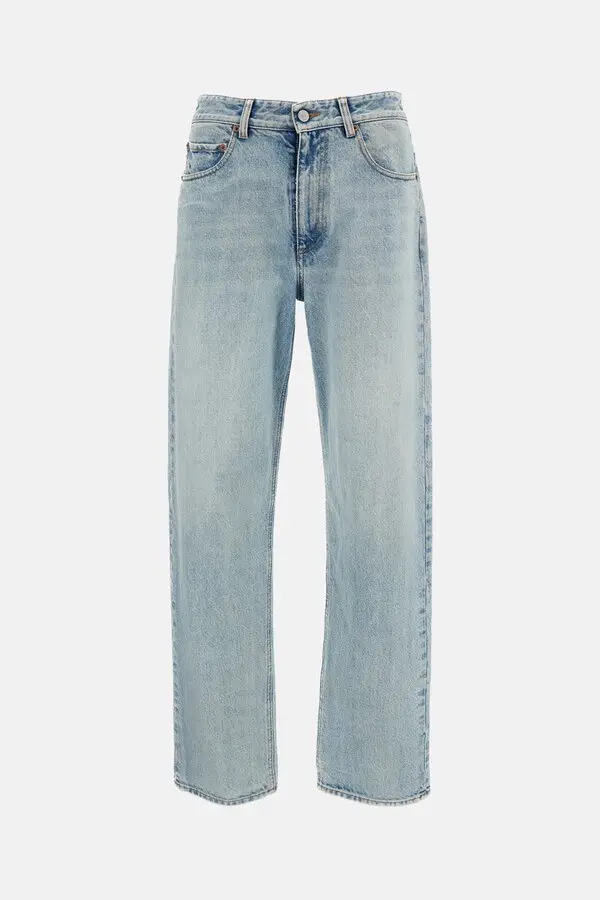 MAISON MARGIELA Straight Leg Jeans - Azzurro