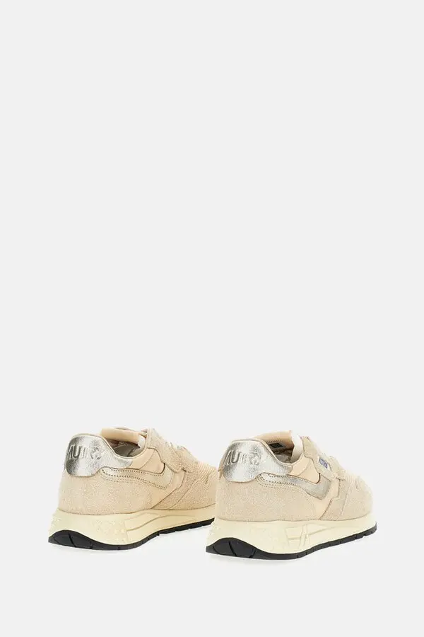 AUTRY Reelwind Low Top Sneakers In Nylon And Suede - Beige