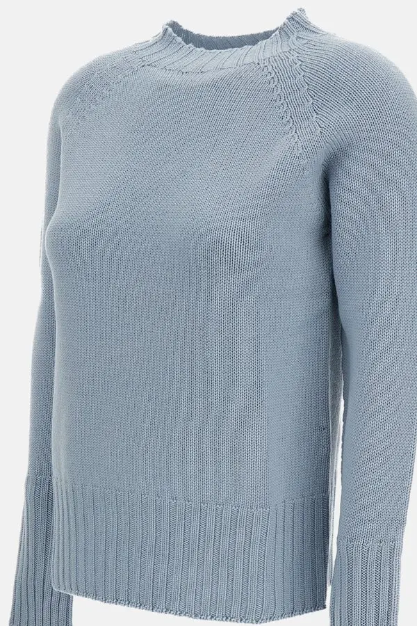 DRUMOHR Maglione Girocollo Raglan - Azzurro
