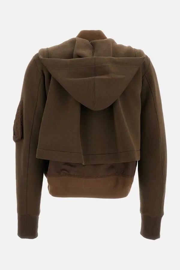 Sacai Hybrid Layered Bomber Hoodie