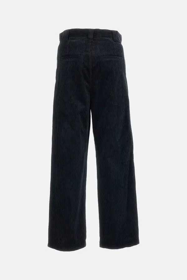 A.p.c. Ricky Ribbed Velvet Pants - Nero