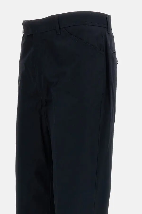 Thom Browne Flowing Cotton Gabardine Chino Pants