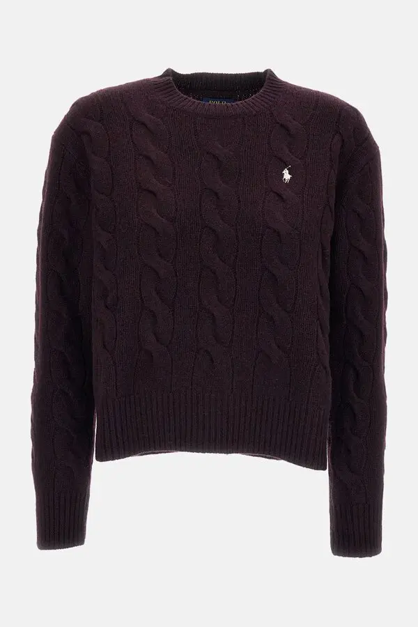 Polo Ralph Lauren Turtleneck-knit Pullover With Braids