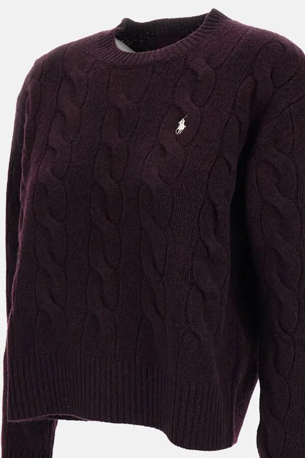 Polo Ralph Lauren Turtleneck-knit Pullover With Braids