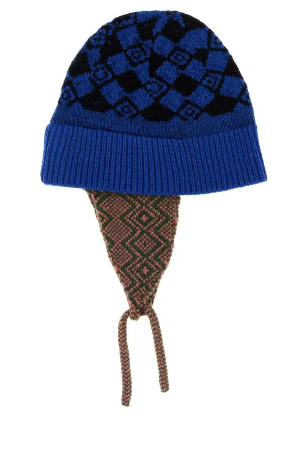 Dries Van Noten Embroidered Wool Marvin Beanie Hat