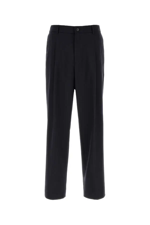 BOSS Navy Wool Trousers