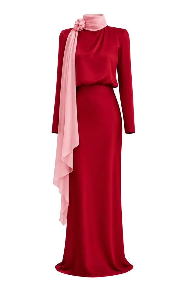 REDONDO BRAND Juliana Maxi Dress - Red