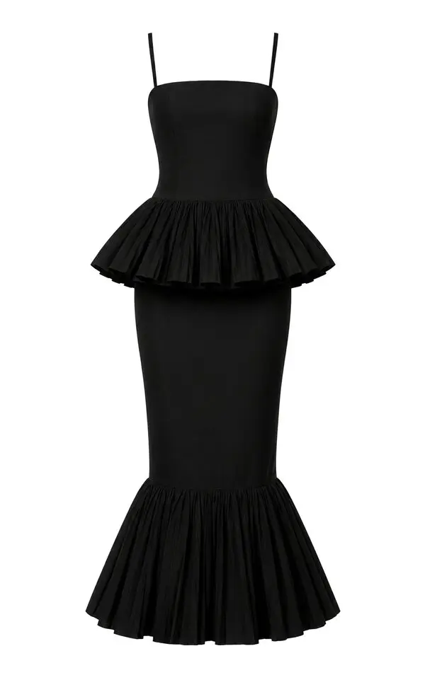 REDONDO BRAND Astoria Midi Dress - Black
