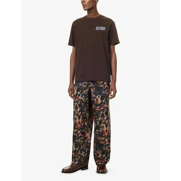 LES DEUX Record Cotton T-shirt