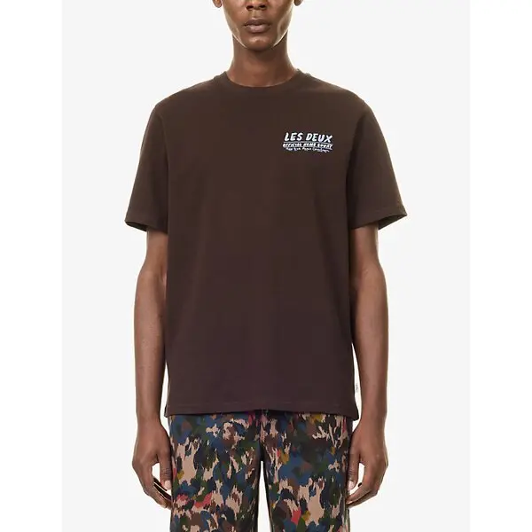 LES DEUX Record Cotton T-shirt