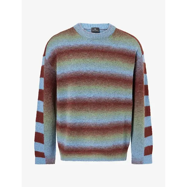 Paul Smith Striped Wool-blend Jumper