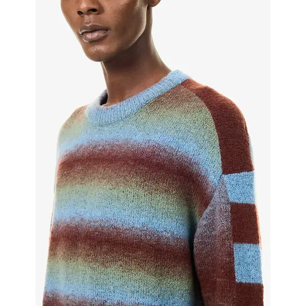 Paul Smith Striped Wool-blend Jumper