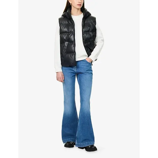 Moncler Mid-rise Flared-leg Denim Jeans