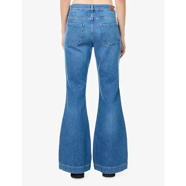 Moncler Mid-rise Flared-leg Denim Jeans