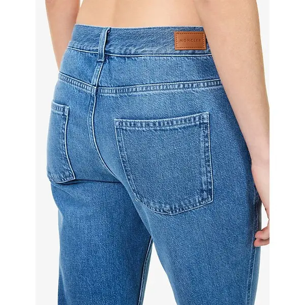 Moncler Mid-rise Flared-leg Denim Jeans