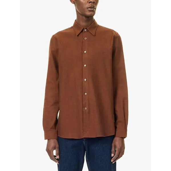 Paul Smith Regular-fit Brushed-cotton Shirt