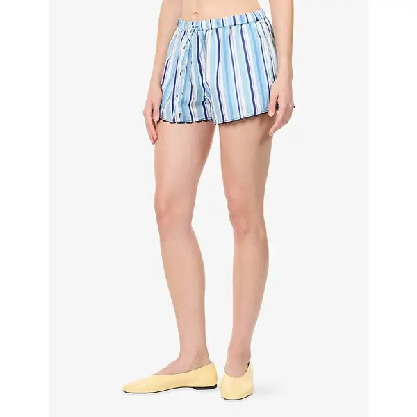 SIR. Striped Cotton Shorts
