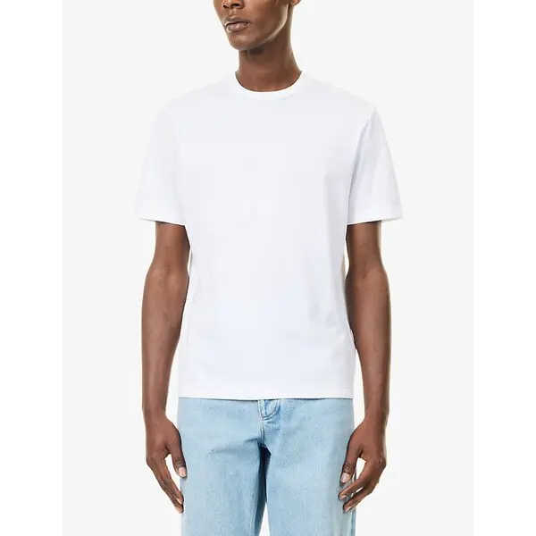 Bottega Veneta Brand-embroidered Cotton T-shirt
