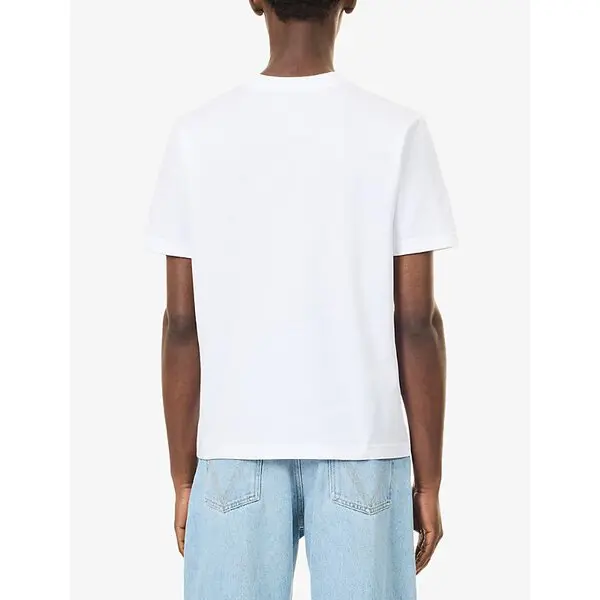 Bottega Veneta Brand-embroidered Cotton T-shirt