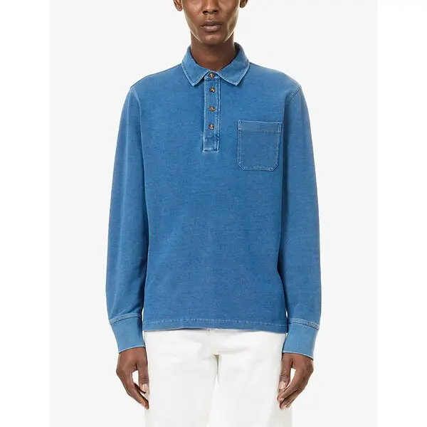 Gant Contrast-stitch Cotton Rugby Shirt