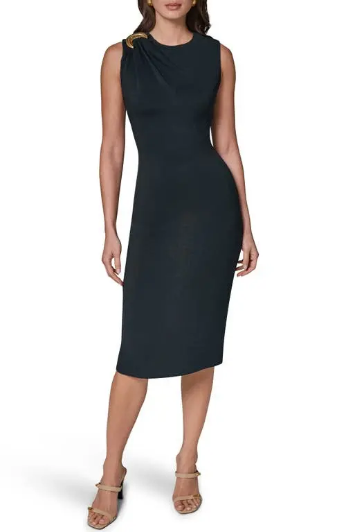 Donna Karan New York Sleeveless Sheath Dress - Black Forest