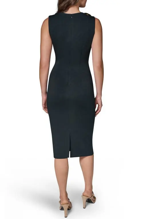 Donna Karan New York Sleeveless Sheath Dress - Black Forest