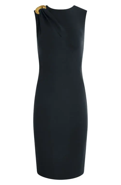 Donna Karan New York Sleeveless Sheath Dress - Black Forest