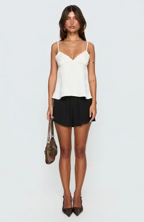 Princess Polly Breina Satin Micro Shorts