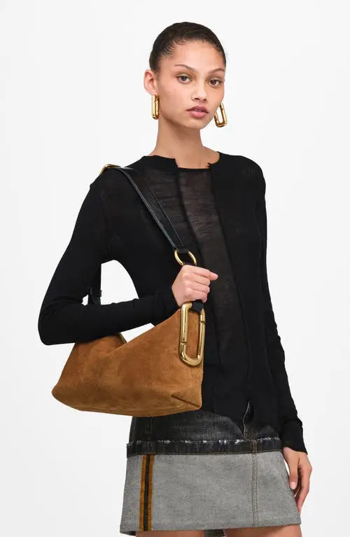 Marc Jacobs Scene Medium Crinkled Leather Shoulder Bag - Copper