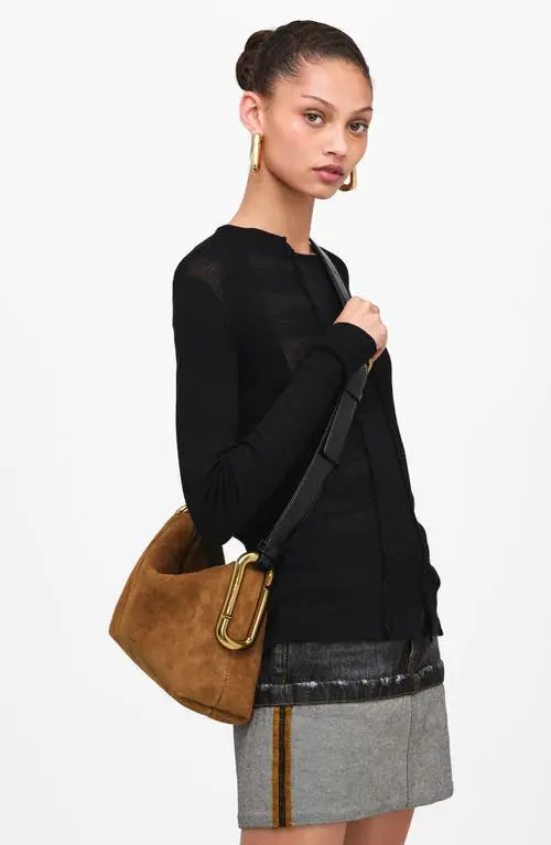 Marc Jacobs Scene Medium Crinkled Leather Shoulder Bag - Copper