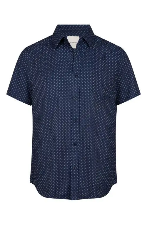 REPORT COLLECTION Geometric Print Performance Short Sleeve Shirt