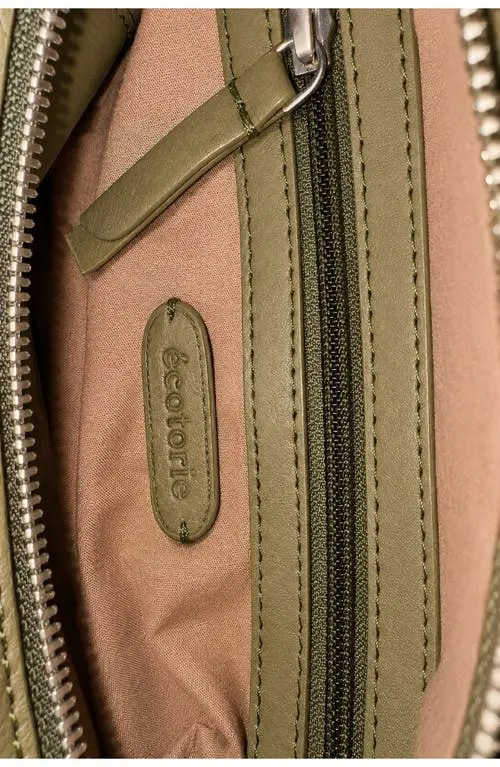 Écotorie Agnes Leather Crossbody Bag - Dark Moss