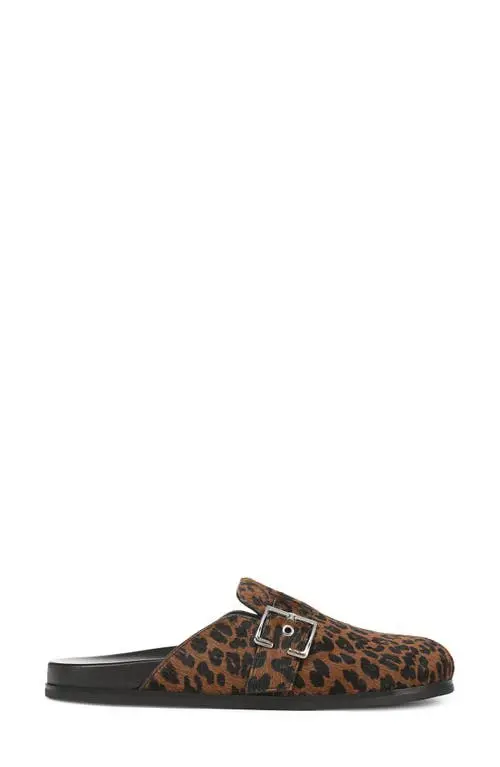 Vince Genuine Calf Hair Loafer Mule With Buckle