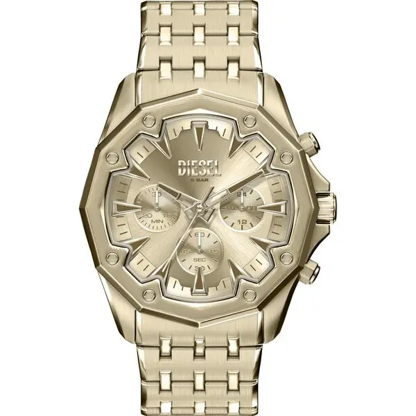 DIESEL® Stinger Chronograph Bracelet Watch - Gold