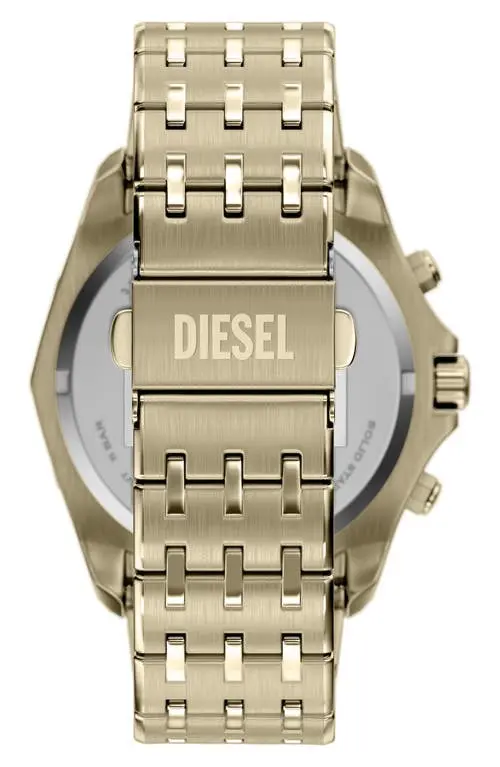 DIESEL® Stinger Chronograph Stainless Steel Bracelet Watch - Gold