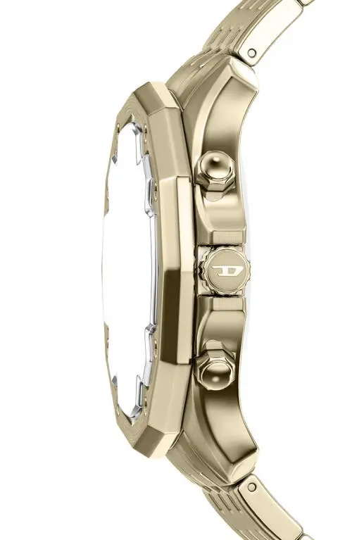 DIESEL® Stinger Chronograph Stainless Steel Bracelet Watch - Gold
