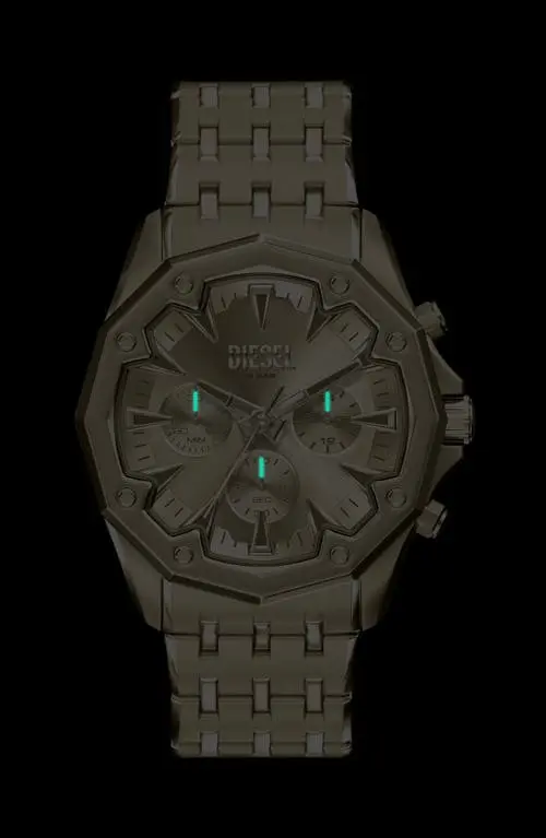 DIESEL® Stinger Chronograph Stainless Steel Bracelet Watch - Gold