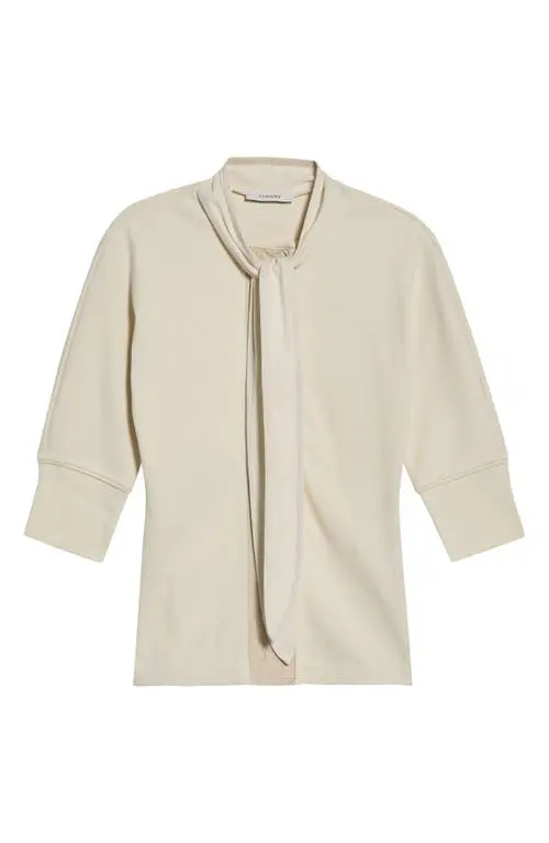 LEMAIRE Ascot Rib Stretch Cotton & Linen T-shirt
