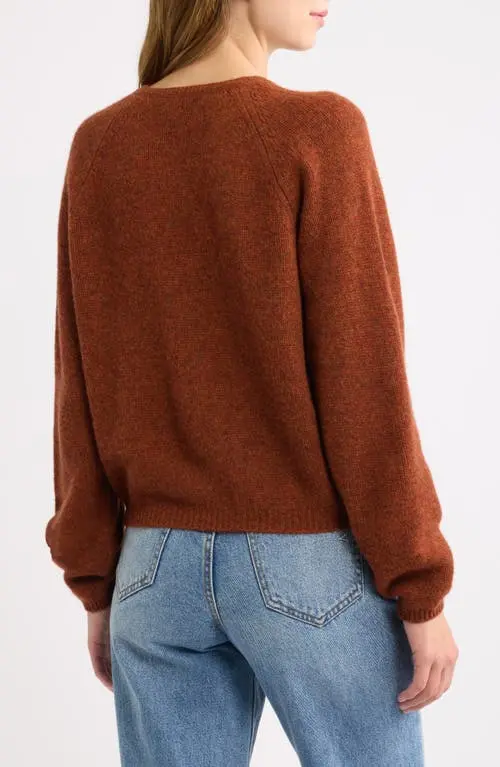 DÔEN Peroline Cashmere Cardigan - Ember