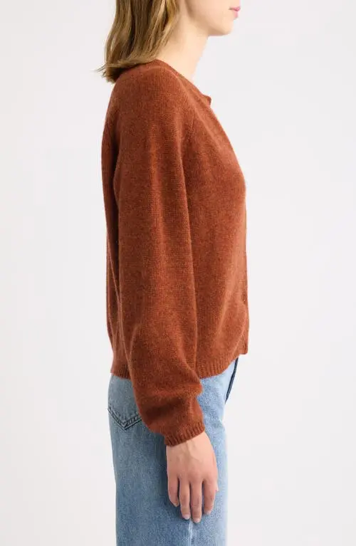 DÔEN Peroline Cashmere Cardigan - Ember